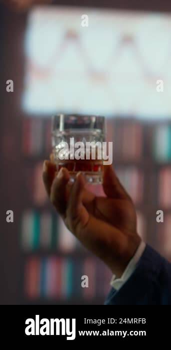 Vertical Video Multiethnic entrepreneurs talk business strategy over ...