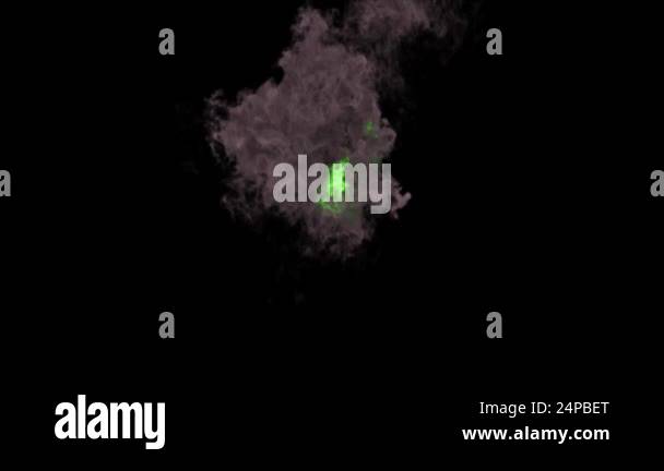 3d rendering of fire explosion simulation with alpha channel ...