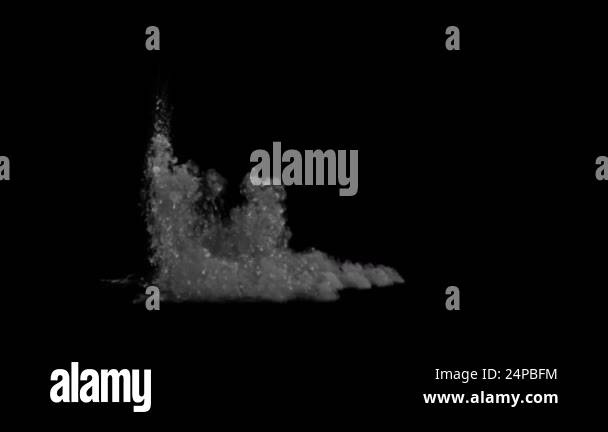 3d rendering of dust particle simulation with alpha channel ...