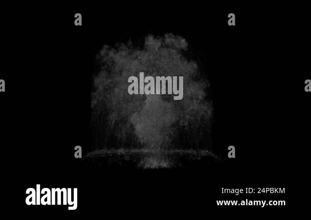 3d rendering of fire explosion simulation with alpha channel ...