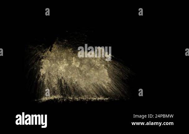 3d rendering of dust particle simulation with alpha channel (transparent background Stock Video ...