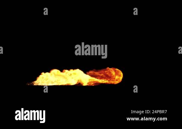 3d rendering of fire simulation with alpha channel (transparent ...