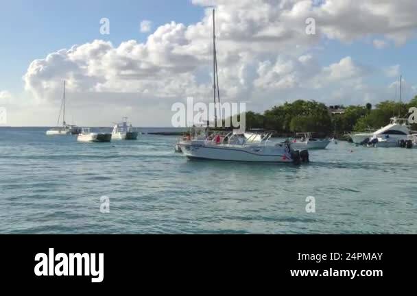 Bayahibe, Dominican Republic 1 January 2025: Tour boats and yachts ...