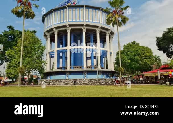 Magelang, Indonesia, December 30, 2024.Magelang City Water Tower as an ...