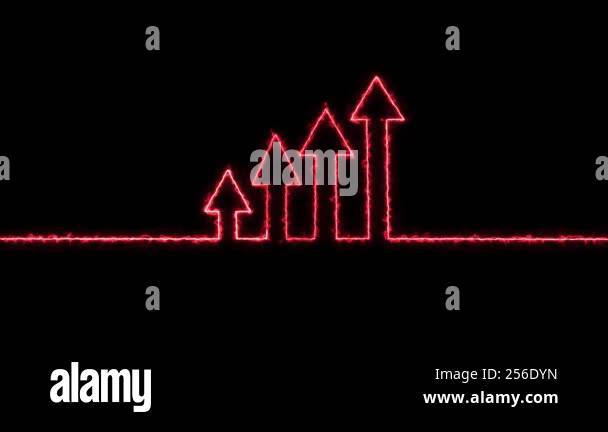 Glowing red arrow Stock Videos & Footage - HD and 4K Video Clips - Alamy