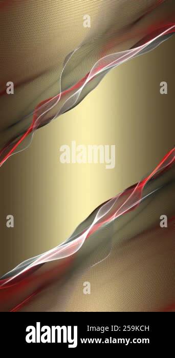 Fantastic vertical video animation with particle wave object in slow ...