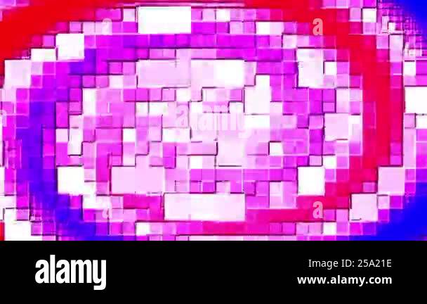 Animated multicolored pixel purple background. abstract pixel motion ...