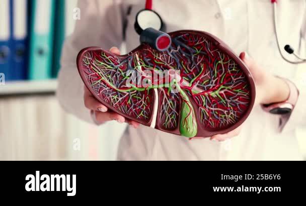 A detailed model of the human lung, highlighting its complex vascular ...