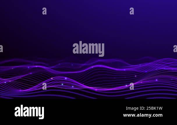 Glow violet pink purple blue digital landscape particle. Crypto ...