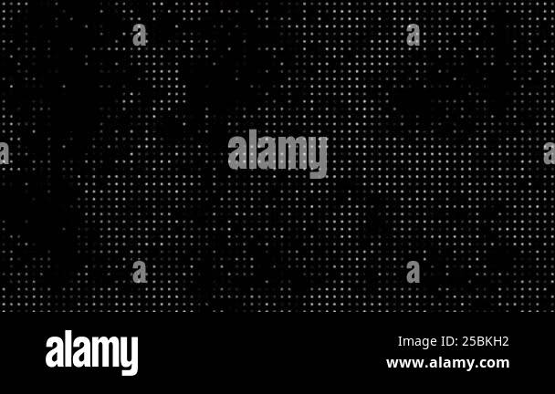 abstract animated halftone dotted retro technology background, random dots, and grids, 3d render ...