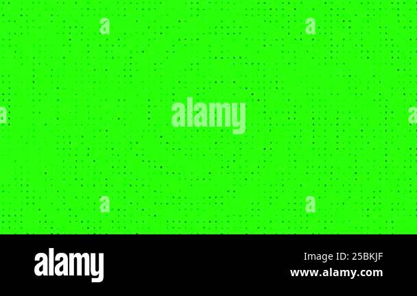 green screen (chroma key) 4k stop motion halftone dotted texture loop animation digital high ...
