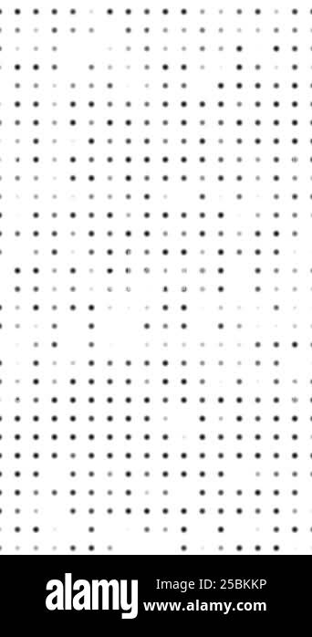 abstract animated halftone dotted retro technology background, random dots, and grids, 3d render ...