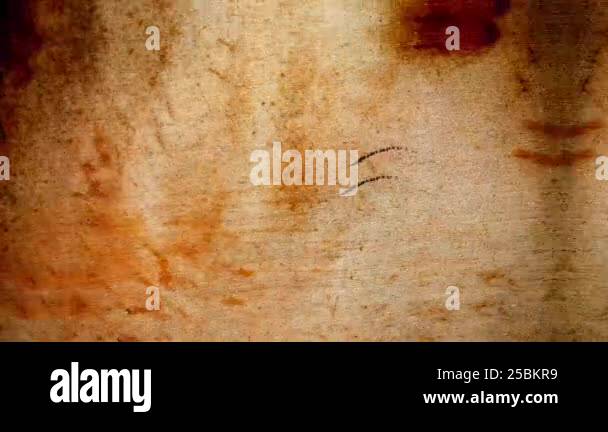 grunge stop motion gritty retro vintage with grains loop abstract ...