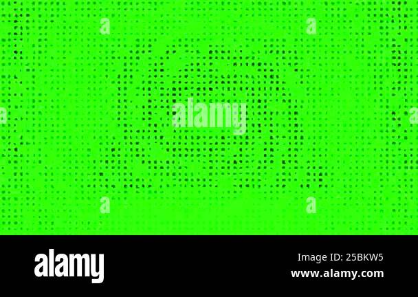 green screen (chroma key) 4k stop motion halftone dotted texture loop ...