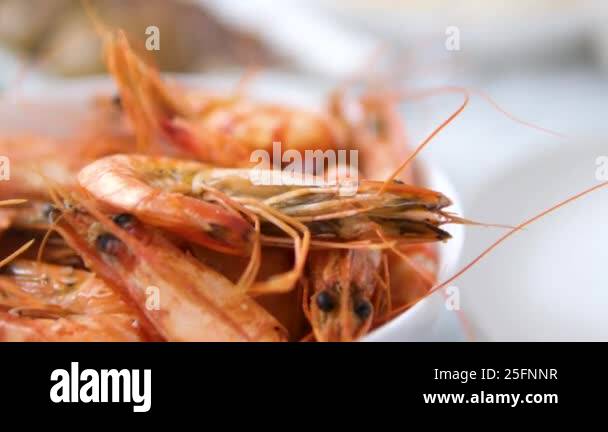 Boiled shrimp with shell intact: beloved for simplicity, natural flavor ...