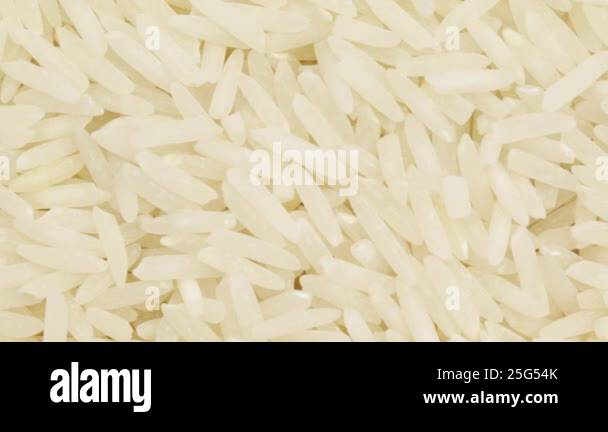 background, raw basmati rice, close up Stock Video Footage - Alamy