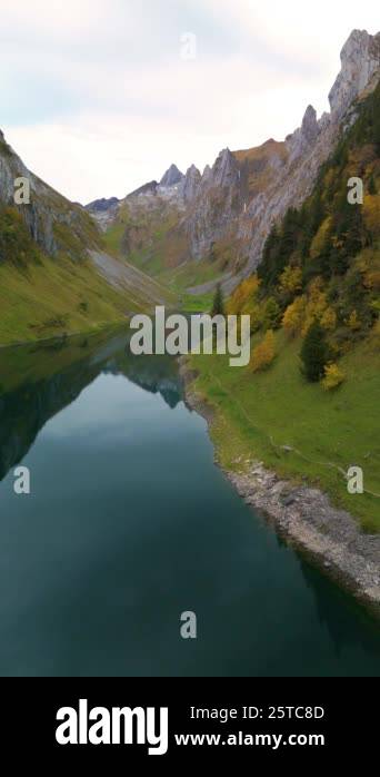 Experience the enchanting beauty of Falensee in Switzerland as vibrant ...