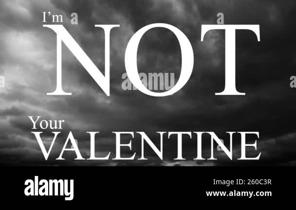 Stormy clouds and withered roses illustrate valentines rejection Stock ...