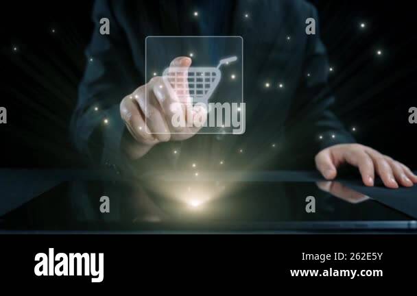 Business person integrates omni-channel strategies, enhancing online ...