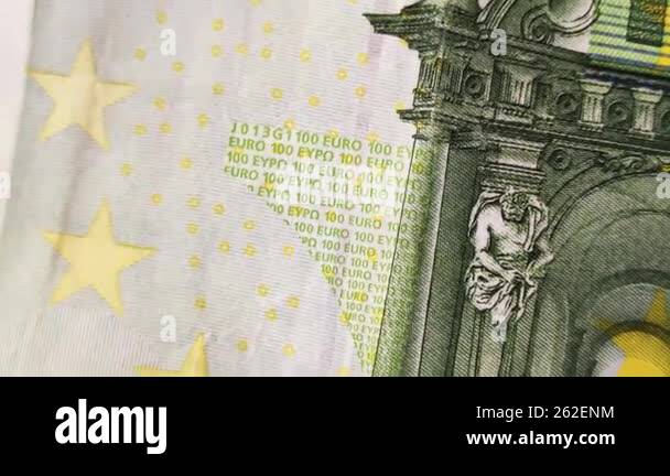 Milan, Italy 1 January 2025: Montage of euro banknotes shows the ...