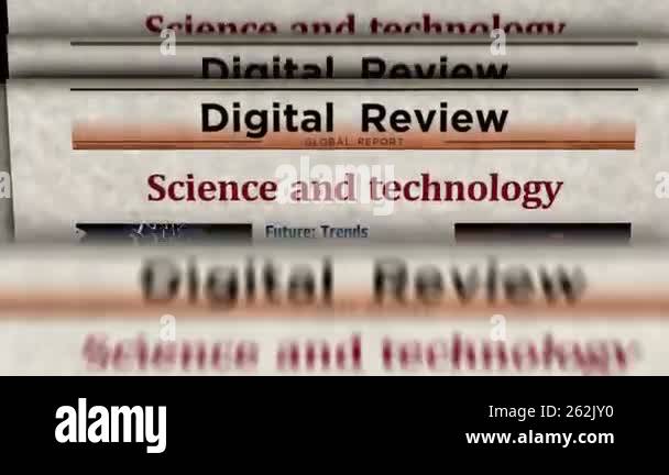 Science and technology innovation in business vintage news and ...