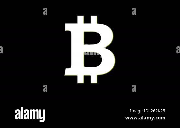 Bitcoin crypto currency blockchain and digital money technology symbol ...