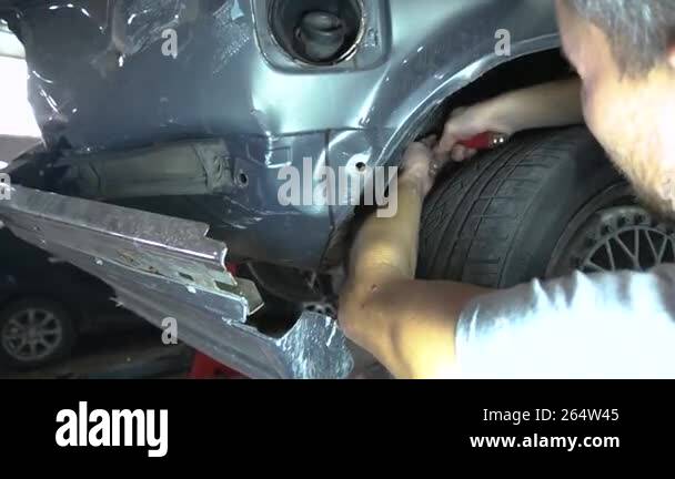 custom exhaust system and exhaust manifold welding on car young ...