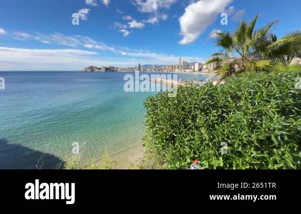 Benidorm; Spain; January 12, 2025: Discover the Mediterranean Balcony ...