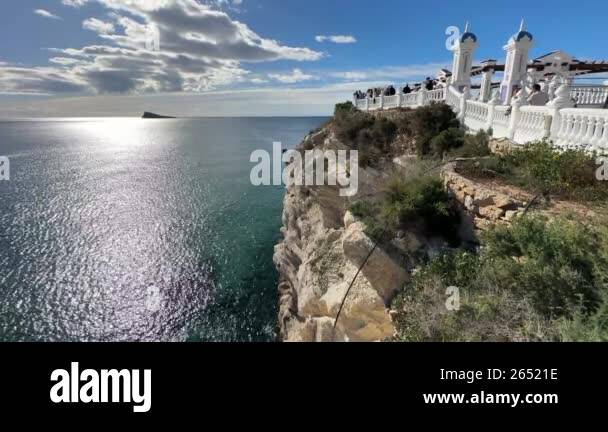 Benidorm; Spain; January 12, 2025: Enjoy breathtaking views of the ...