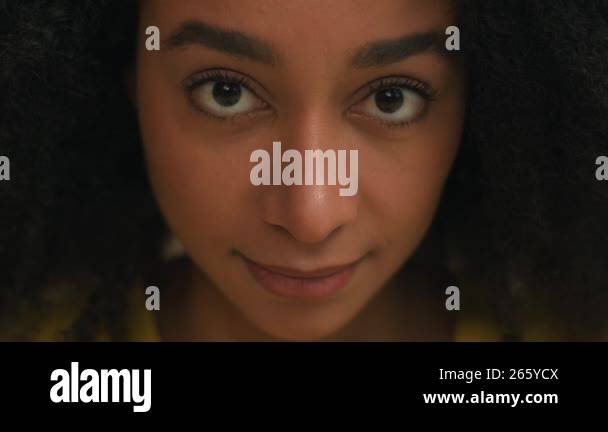 Close up face African American ethnic business woman businesswoman ...