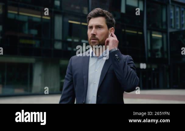 Caucasian man business coach leader guy male busy businessman trader ...