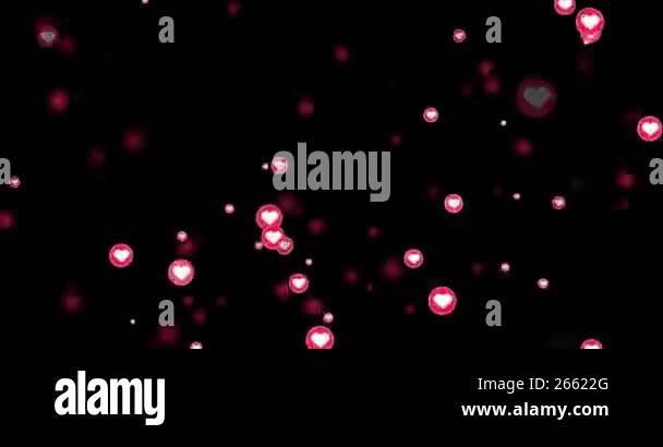 Social Media Transitions pack in 4K alpha channel. Emojis, hearts, and ...