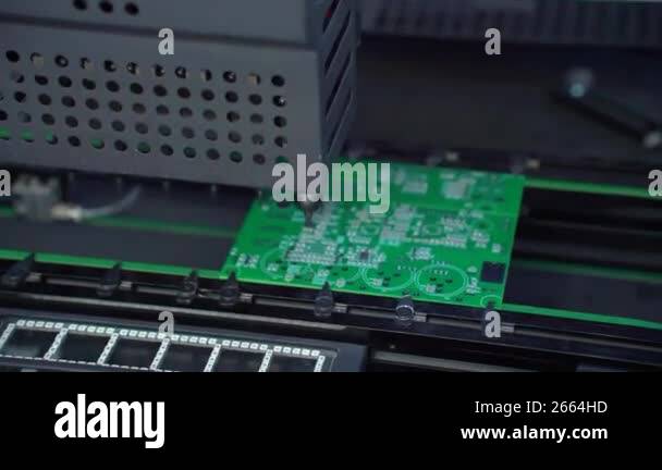 Automatic machine for assembling electronic circuit boards. Production ...