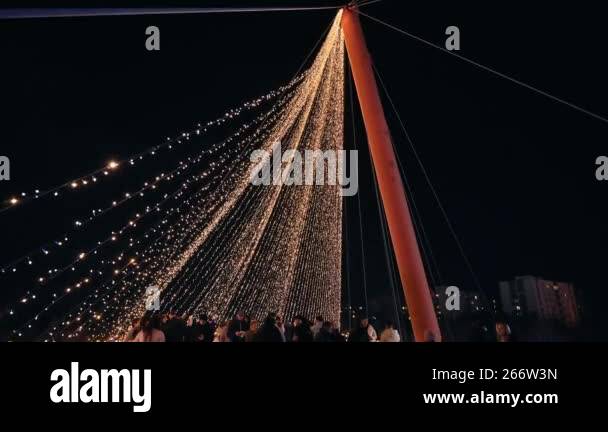 Bucharest, Romania - December 23, 2024: People walking through the ...