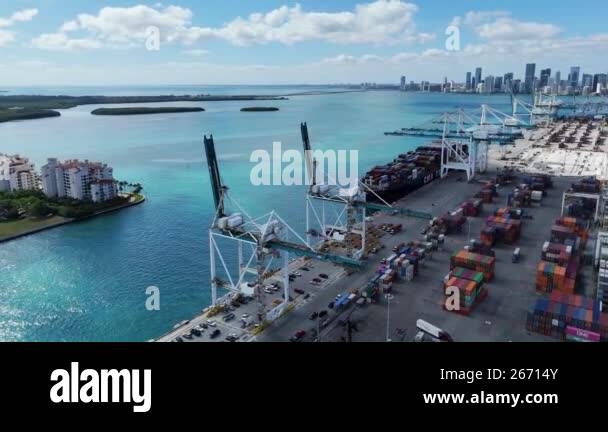 Container freight yard miami Stock Videos & Footage - HD and 4K Video ...