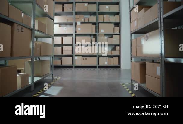 Sorting Facility, Storage of Online Store with E-Commerce Orders, Goods ...