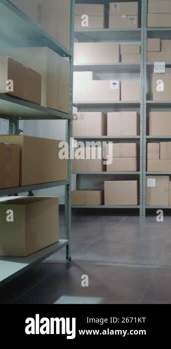 Sorting Facility, Storage of Online Store with E-Commerce Orders, Goods ...