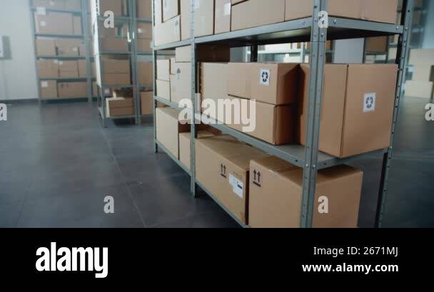 Postal Sorting Center, Online Store Retail Warehouse with E-Commerce ...