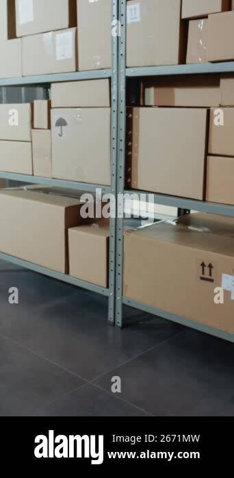 Sorting Facility, Storage of Online Store with E-Commerce Orders, Goods ...