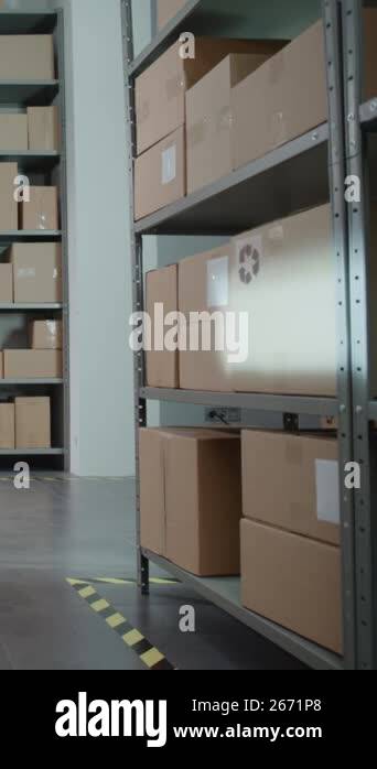 Sorting Facility, Storage of Online Store with E-Commerce Orders, Goods ...