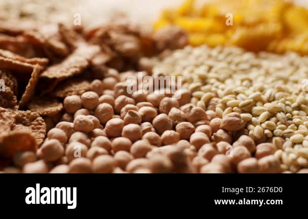 A variety of carbohydrate-rich foods, including bread, rice, wholegrain ...