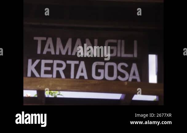 Denpasar, bali june 1985: kerta gosa, the historical justice court ...