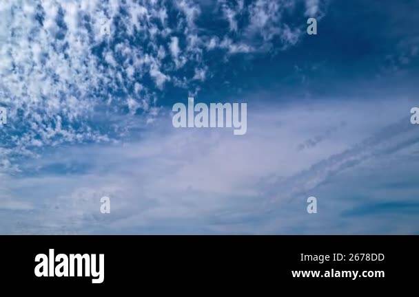 Sky time lapse. Daytime timelapse. Skies are moving. Moving clouds and ...