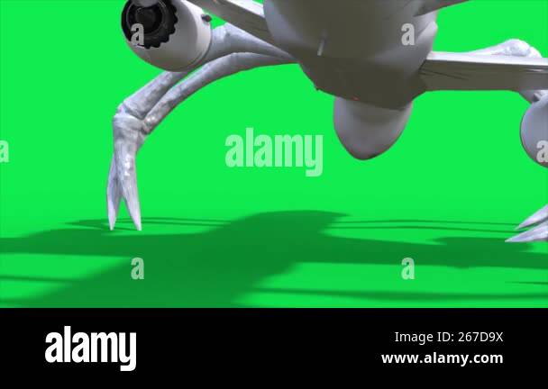 Green Screen Plane Eater Monster, Horror 3D Animations SCP Rendering ...