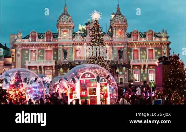 Monte Carlo, Monaco - December 14, 2024: Front view of the Monte Carlo ...