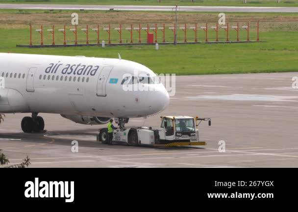 ALMATY, KAZAKHSTAN - MAY 13, 2024: Commercial jet Airbus A321, EI-KDB ...