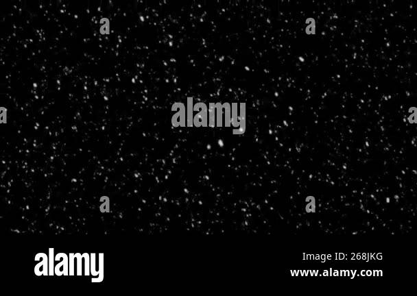 Realistic falling snow overlay with transparent alpha channel. Isolated ...