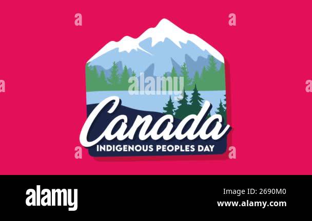 happy indigenous canada day to the indigenous people of canada Stock ...