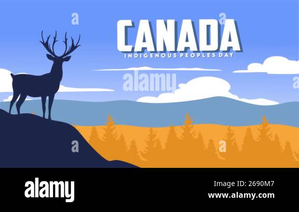 happy indigenous canada day to the indigenous people of canada Stock ...
