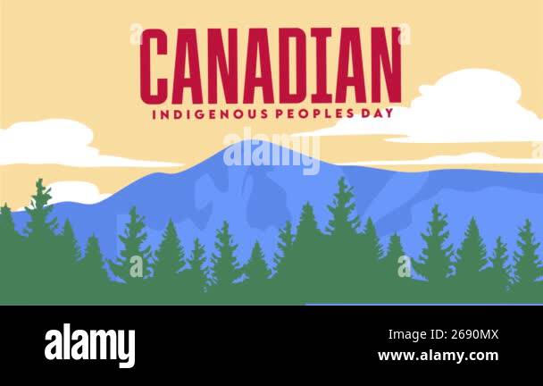 happy indigenous canada day to the indigenous people of canada Stock ...